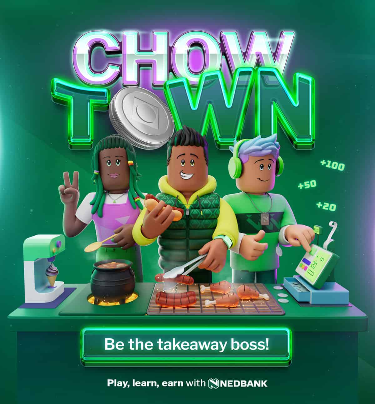 Sea Monster partners with Nedbank to launch new Roblox game “Chow Town ...